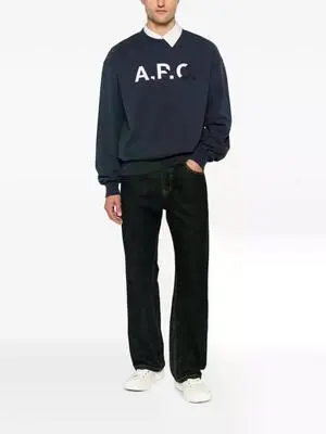 A.p.c. Logo Print Sweatshirt