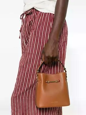 Strathberry Mini Corda Bucket Leather Tote Bag - Brown