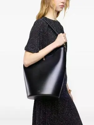 Rabanne Leather Ring Tote Bag