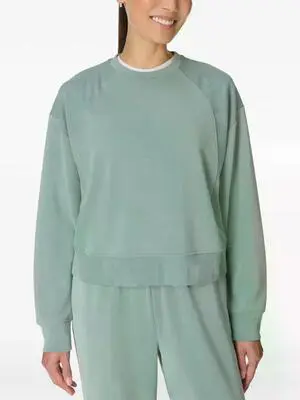 Sweaty Betty Ribbed Panel Raglan Sleeve Sweatshirt