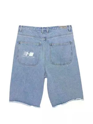 HONOR THE GIFT Frayed Hem Denim Shorts