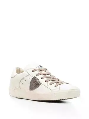 Philippe Model Prsx Low Panelled Sneakers - White
