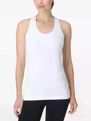 Sweaty Betty Ribbed Racerback Tank Top - White