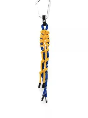 Dsquared2 Braided Carabiner Keychain - Blue