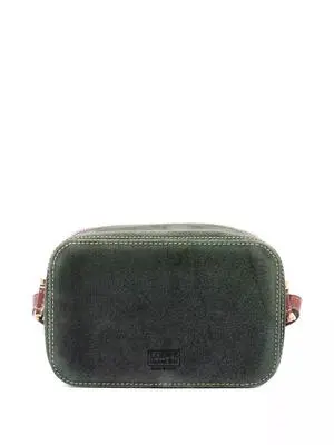 Loewe Suede Anagram Vanity Bag - Green