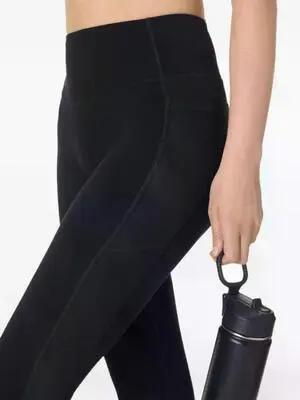 Sweaty Betty Ultimate Studio Ribbed-panel Side-pocket Leggings
