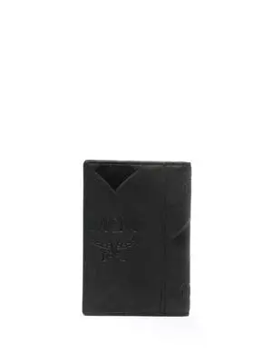 Mcm Logo-stamp Leather Wallet