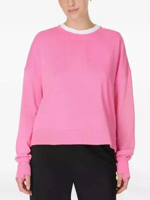 Sweaty Betty Jersey Crewneck Sweatshirt With Embroidered Logo