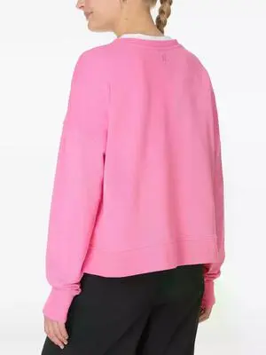Sweaty Betty Jersey Crewneck Sweatshirt With Embroidered Logo