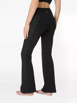 Sweaty Betty Ribbed Flared Leggings - Black