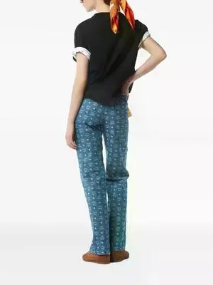 Mcm Monogram Jacquard Jeans