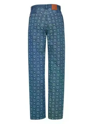 Mcm Monogram Jacquard Jeans