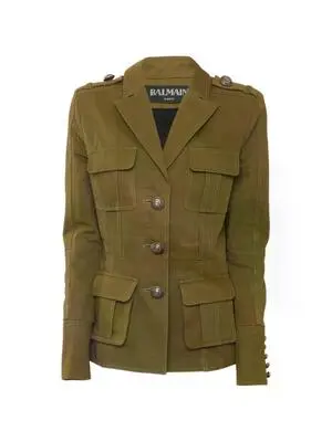 Balmain Buttoned Twill Jacket