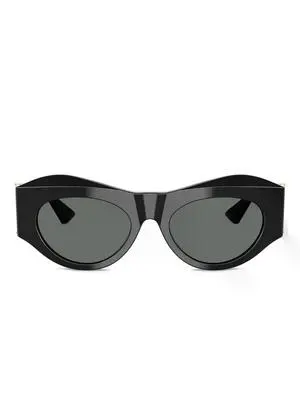 Versace Oval-frame Sunglasses - Black
