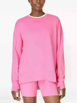 Sweaty Betty Crew Neck Long Sleeve Sweatshirt - Pink
