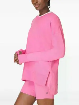 Sweaty Betty Crew Neck Long Sleeve Sweatshirt - Pink