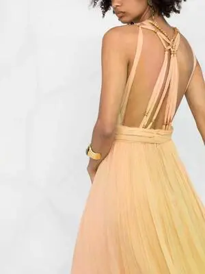 Alberta Ferretti Embellished Knee-length Dress