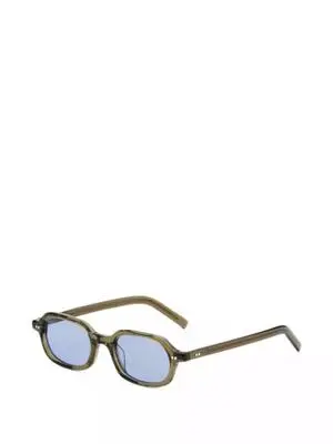AKILA Psyche Geometric Frame Sunglasses - Brown