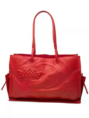 Loewe 2006 Studded Leather Crown Tote Bag