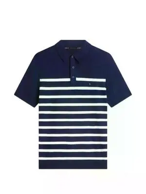 Tommy Hilfiger Horizontal-stripe Embroidered-logo Sweater