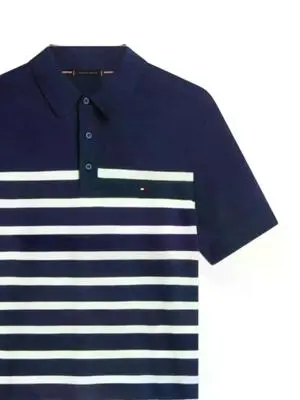 Tommy Hilfiger Horizontal-stripe Embroidered-logo Sweater