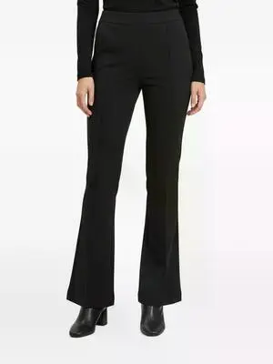 Fendi Jersey Logo Band Flared Trousers