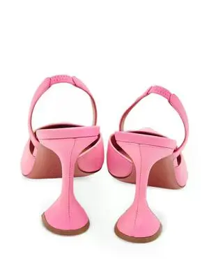 Amina Muaddi Holli Slingback Pumps
