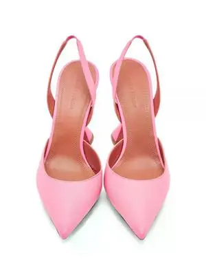 Amina Muaddi Holli Slingback Pumps