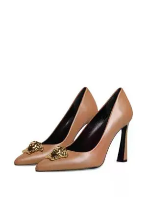Versace Medusa Plaque Pointed-toe Pumps