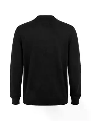 DIESEL® Logo-embroidered Crew Neck Sweater