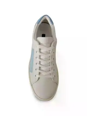 Dolce & Gabbana Logo Patch Leather Sneakers