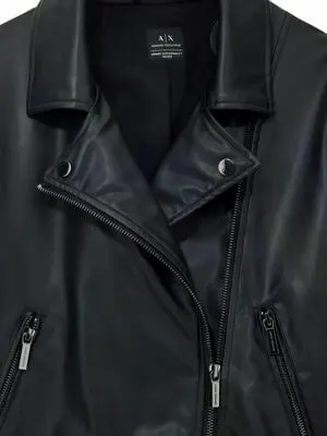 Emporio Armani Grained-texture Zip-fastening Jacket