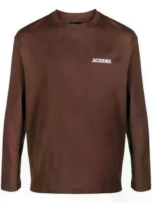 Jacquemus Long Sleeve T-shirt With Logo Print