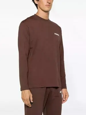 Jacquemus Long Sleeve T-shirt With Logo Print