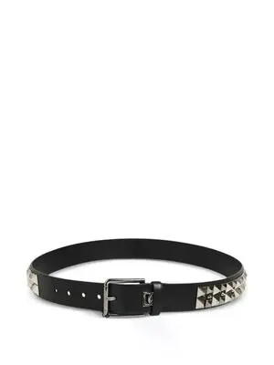 Dolce & Gabbana Studded Leather Belt