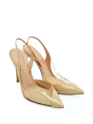 GIANVITO ROSSI Plexi Slingback Pumps