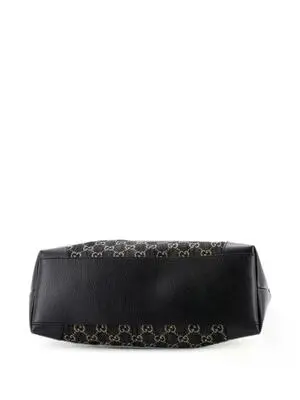 Gucci Ophidia Shopping Gg Denim Medium Tote Bag - Black