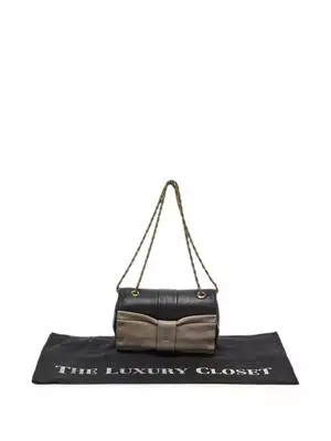 Chloé June Bow Shoulder Bag - Black