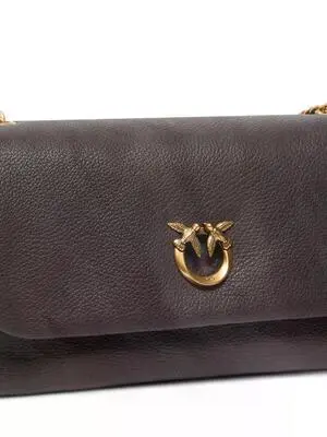 Pinko Love Birds Leather Shoulder Bag
