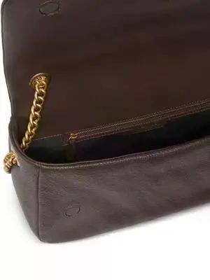 Pinko Love Birds Leather Shoulder Bag