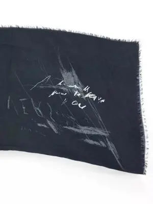 ANN DEMEULEMEESTER Vesta Lovers-print Scarf