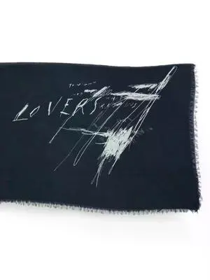 ANN DEMEULEMEESTER Vesta Lovers-print Scarf