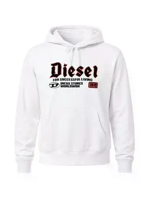 DIESEL® Flocked Logo Hoodie