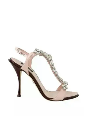 Dolce & Gabbana Keira Crystal-embellished Slingback Sandals