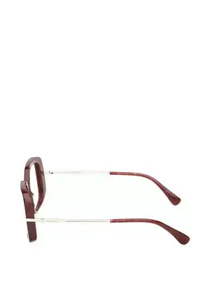 Max Mara Square Frame Eyeglasses - Red