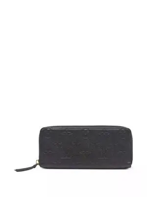 LOUIS VUITTON 2020 Clemence Monogram Empreinte Wallet - Black