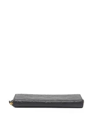 LOUIS VUITTON 2020 Clemence Monogram Empreinte Wallet - Black