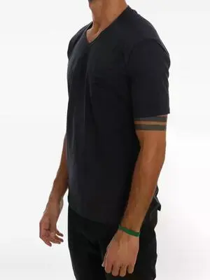 DANIELE ALESSANDRINI Patch-pocket V-neck T-shirt