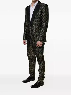 Dolce & Gabbana Sicilia Star-jacquard Suit - Black