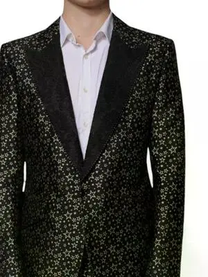 Dolce & Gabbana Sicilia Star-jacquard Suit - Black